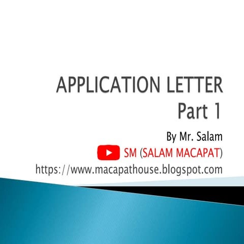 37. application letter 1 | PPTX
