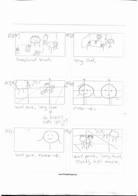 Storyboard - frames 7-12 | PDF