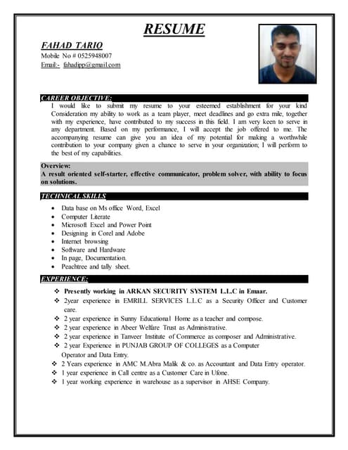 Fahad Tariq Pdf