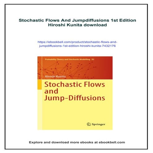 Stochastic Flows And Jumpdiffusions 1st Edition Hiroshi Kunita | PDF
