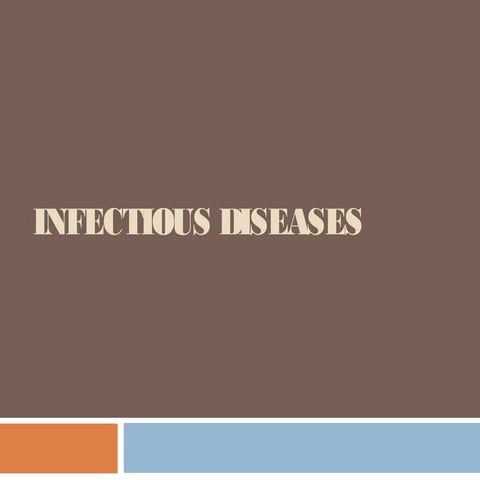 Infectious diseases | PPT