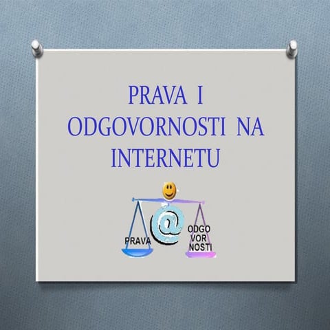371 prava i odgovornost na internetu | PPT