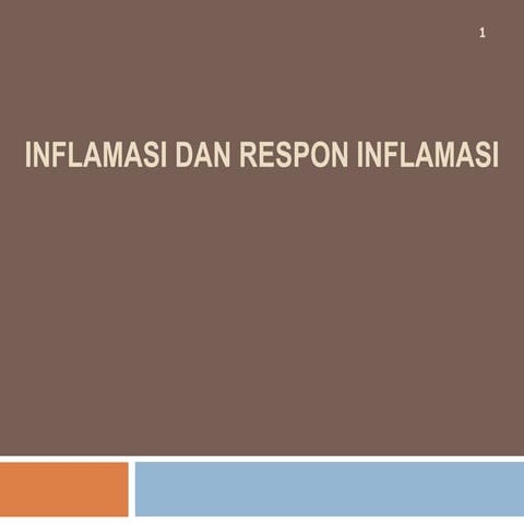 Konsep Inflamasi dan peradangan pada perawat | PPTX
