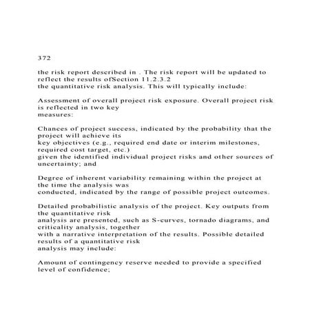 372the risk report described in . The risk report will be .docx