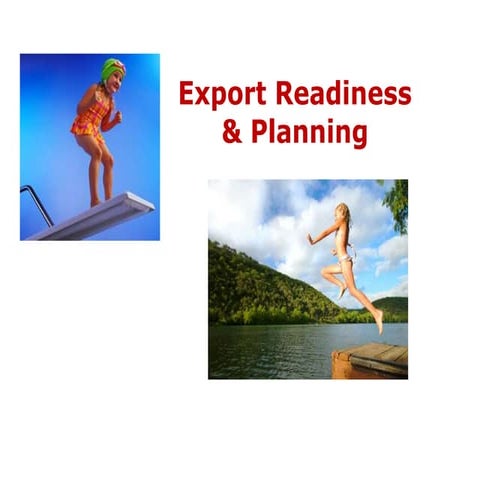 Export Readiness & Planning | PPTX