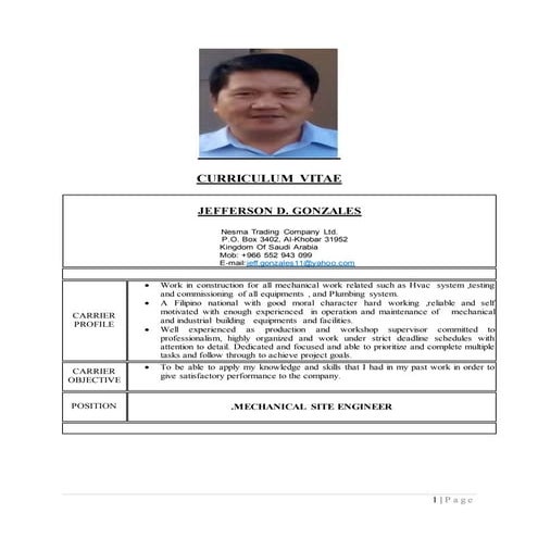 JEFF CV | DOCX