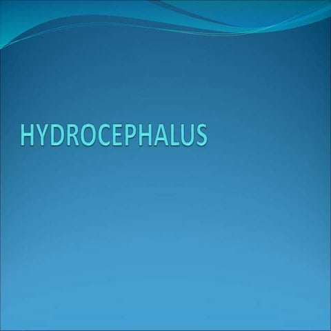 37536695-Hydrocephalus.ppt brain dysfunction | PPT