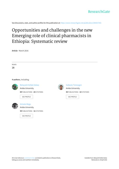 Establishing a drug information center | PPT