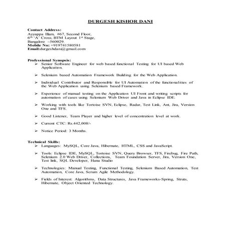Durgesh_Resume | DOCX