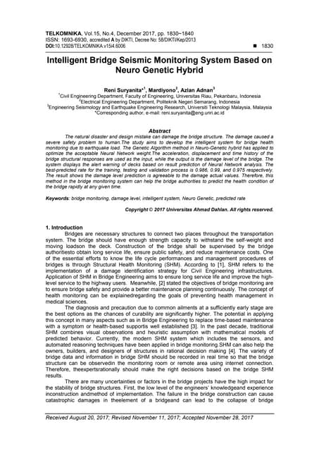 Review on Stability Analysis of Bridge Structures | PDF | Civil ...
