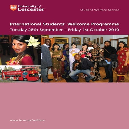 Internatonal Students Welcome Programme | PDF