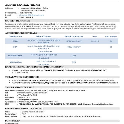 Angelo J Weda III resume 2 | DOC