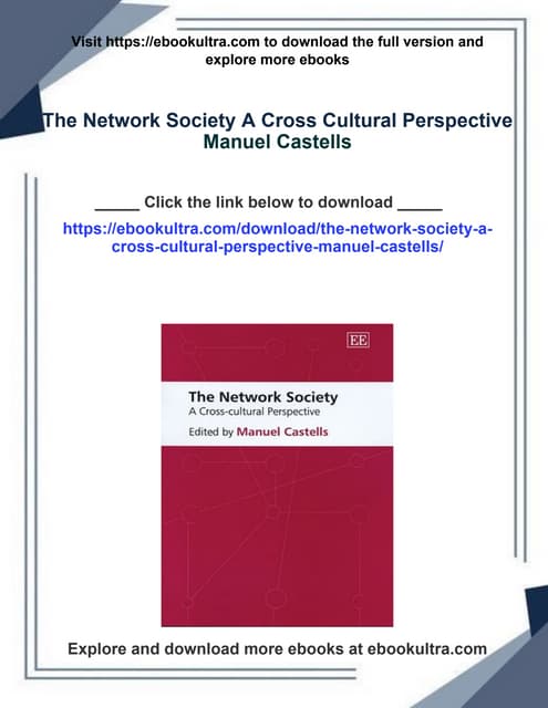 The Network Society : Manuel Castells | PPT