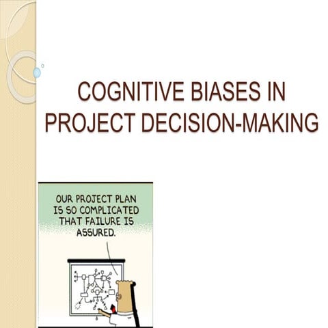 Cognitive Biases in Project Management | PPTX