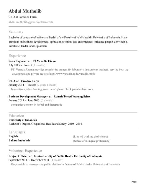 Abraham Michael Curiculum Vitae.pdf