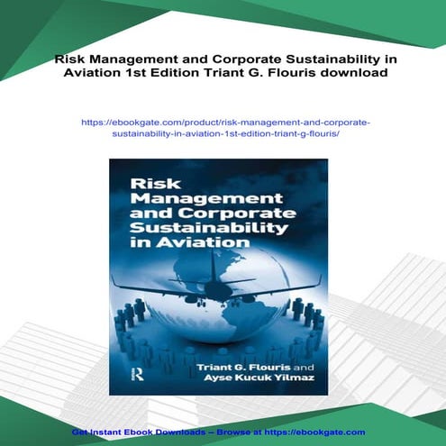 Risk Management and Corporate Sustainability in Aviation 1st Edition ...