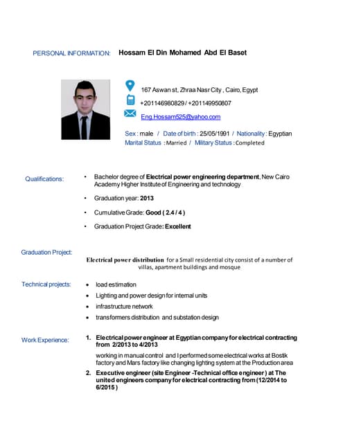 Mohamed Mustafa Ali CV | DOCX | Civil Engineering Industry | Industries
