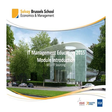 ITME 2015 - Module introduction | PPT