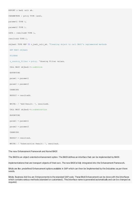 Step by-step creation of a bapi in detailed steps with scr… | PDF | Operating Systems | Computer ...