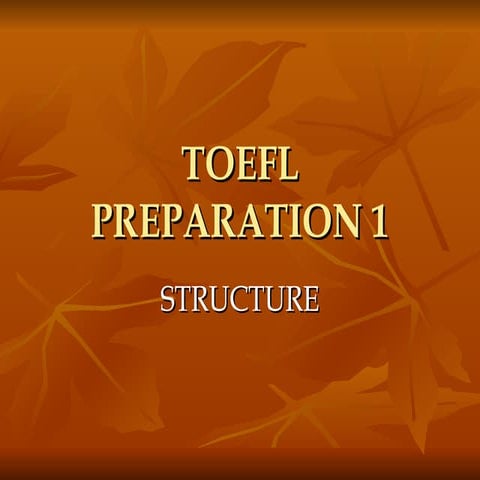 Comprehensive TOEFL Preparation: Structure & Written Expression ...