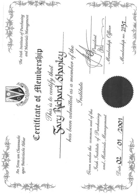 ESADE Certificate | PDF