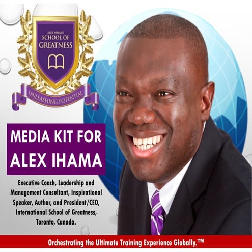 Professional Media Kit for Alex Ihama (v2017) | PDF