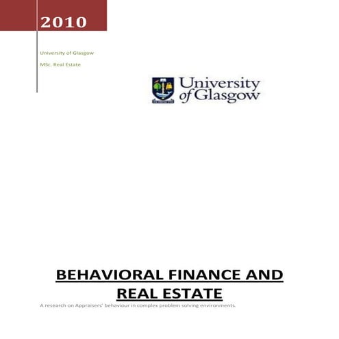 MSc Dissertation | PDF