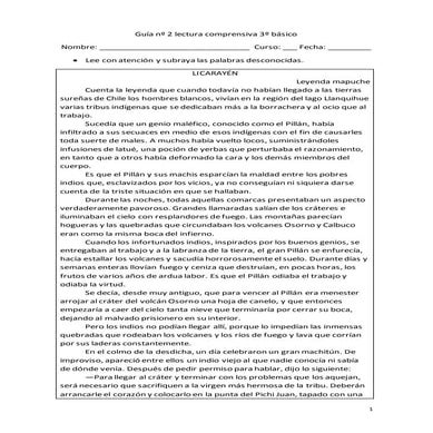 Leyenda-Licarayén | DOCX