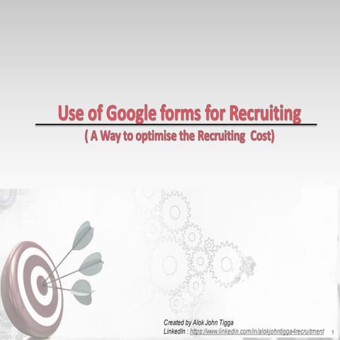 Google Forms for Bulk Hiring | PPT