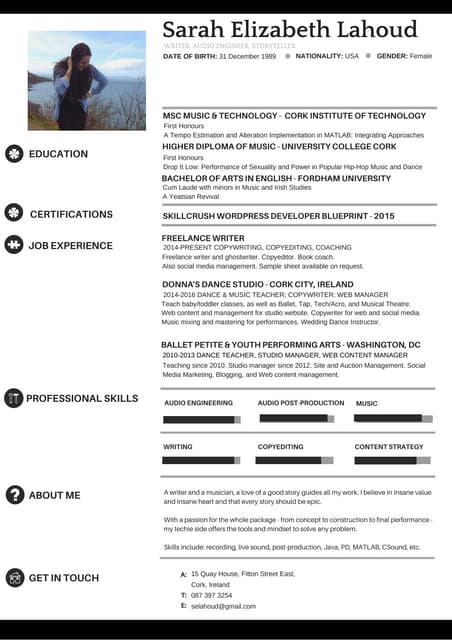 Luciana Maia-Corrêa - Résumé | PDF | Theater Venues | Attractions