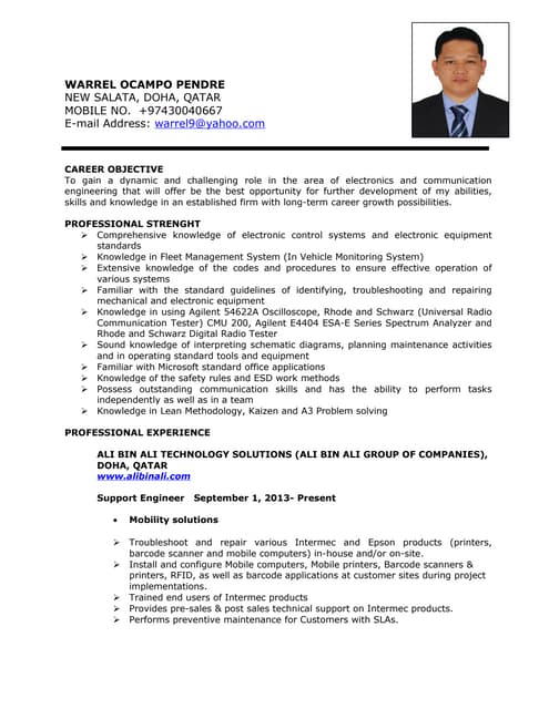 Ivan Herbert - Resume | DOC | Consumer Electronics | Technology & Computing