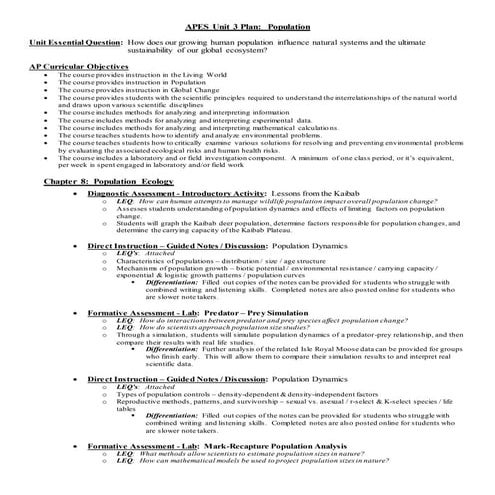 Unit 3 Lesson Plan | DOCX