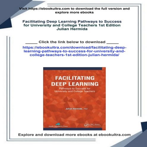 Facilitating Deep Learning Pathways to Success for University and ...