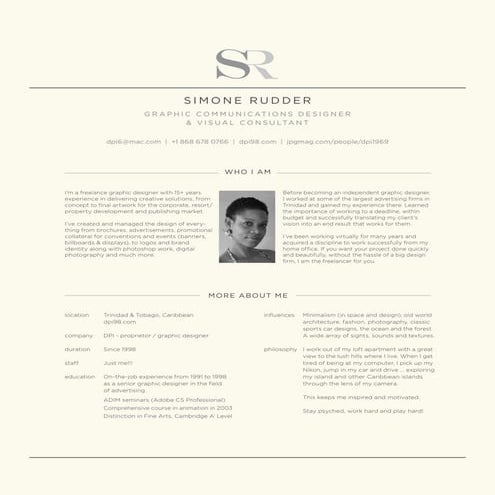 Simone Rudder-Profile_Portfolio | PDF