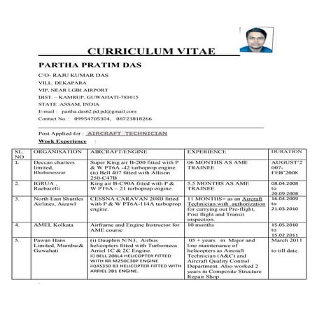 PARTHA P. DAS CV | PDF