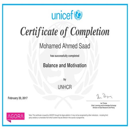 10.Balance and Motivation_Course certificate - Balance and Motivation | PDF