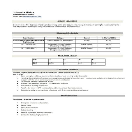 Updated resume(UT) | PDF