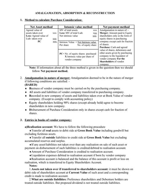 Adjustment in final acc | PDF