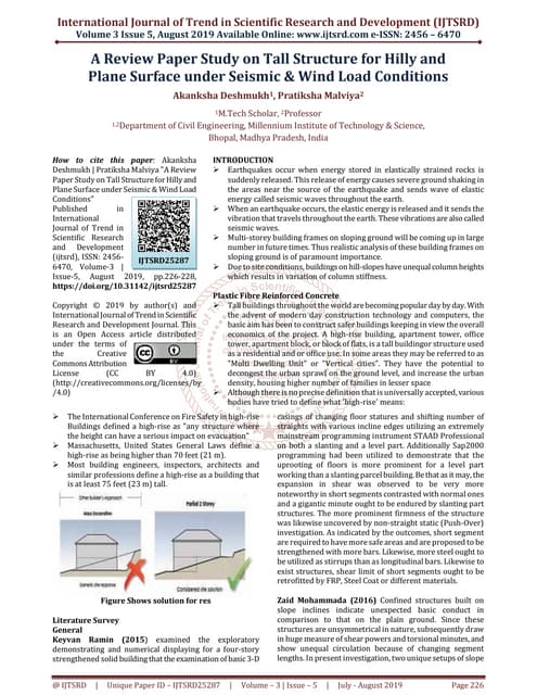 A Comparitive study on Regular and Irregular configuration of ...