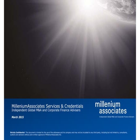 MilleniumAssociates General Credentials | PPT