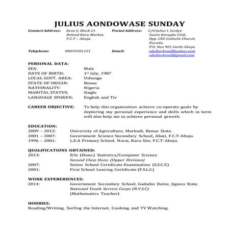 MY CV | DOCX
