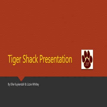 Tiger Shack Presentation | PPTX