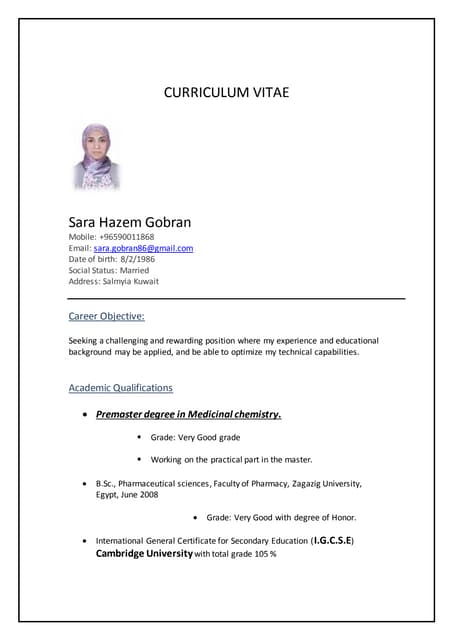 Resume - scientific | PDF