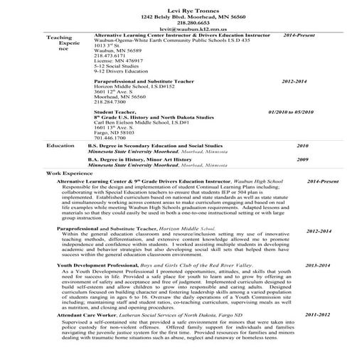 CURRICULUM VITAE MOSES | DOCX