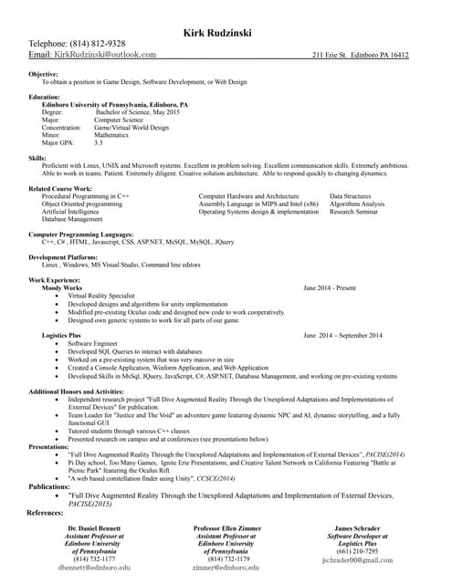 Seth Triplett - Resume | PDF