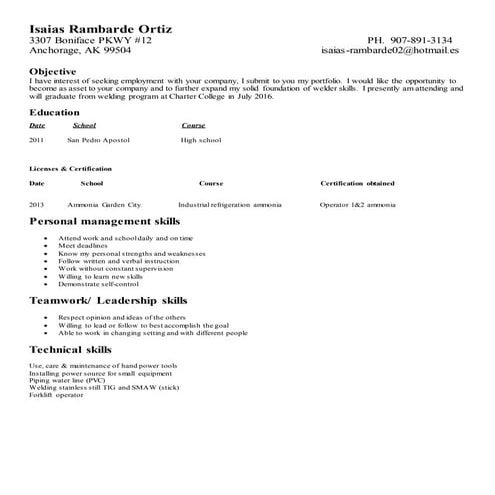 Resume - Perry Wernik | PDF