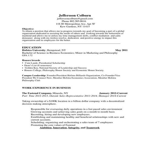 Resume - jeff | PDF