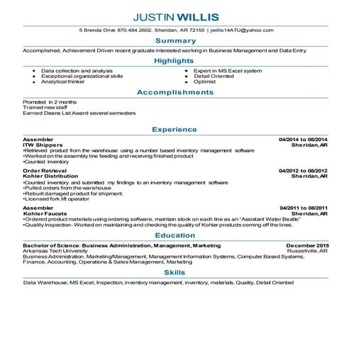 Justin Willis Resume 1 (1) | DOCX