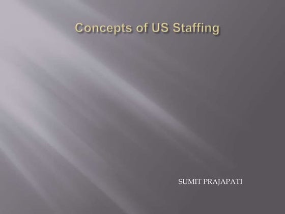 US It Staffing process | DOC