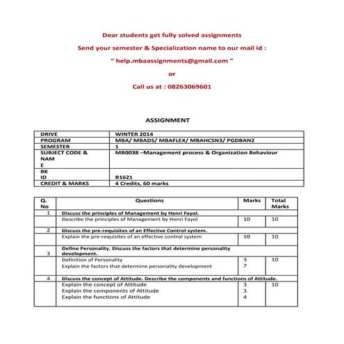 Mb0041 financial and management accounting | DOCX